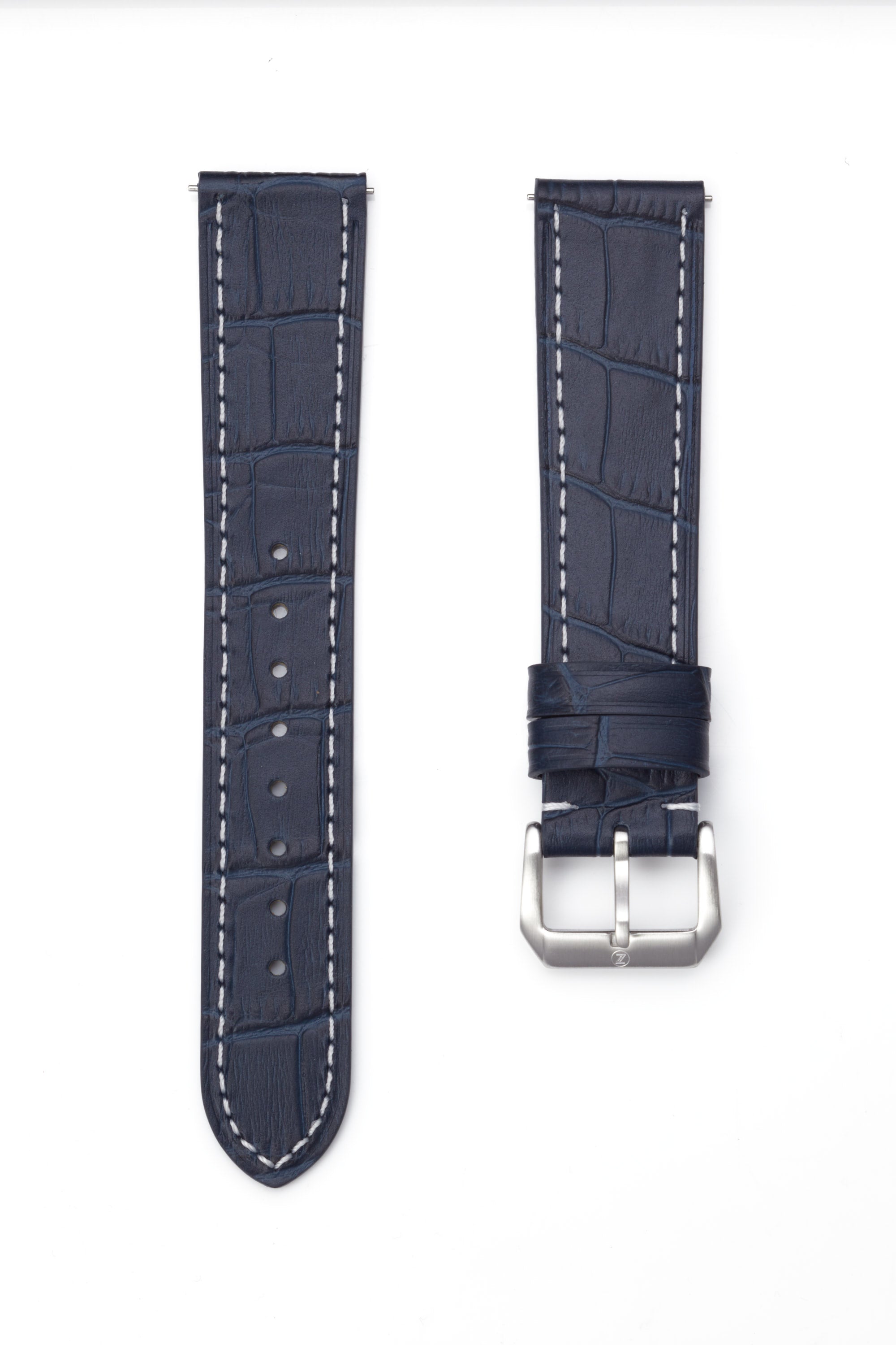 Navy Croc – Zelos Watches