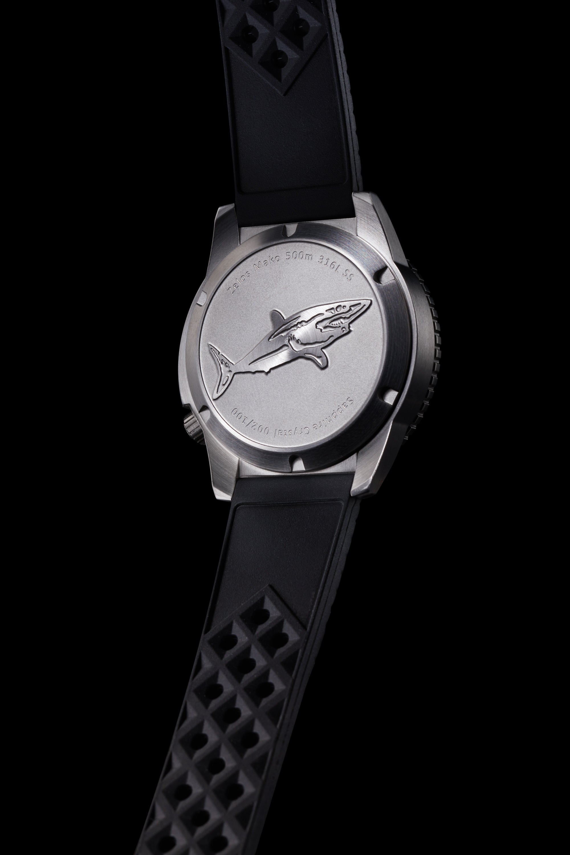 Mako V2 500m Diver Steel Ocean Teal – Zelos Watches