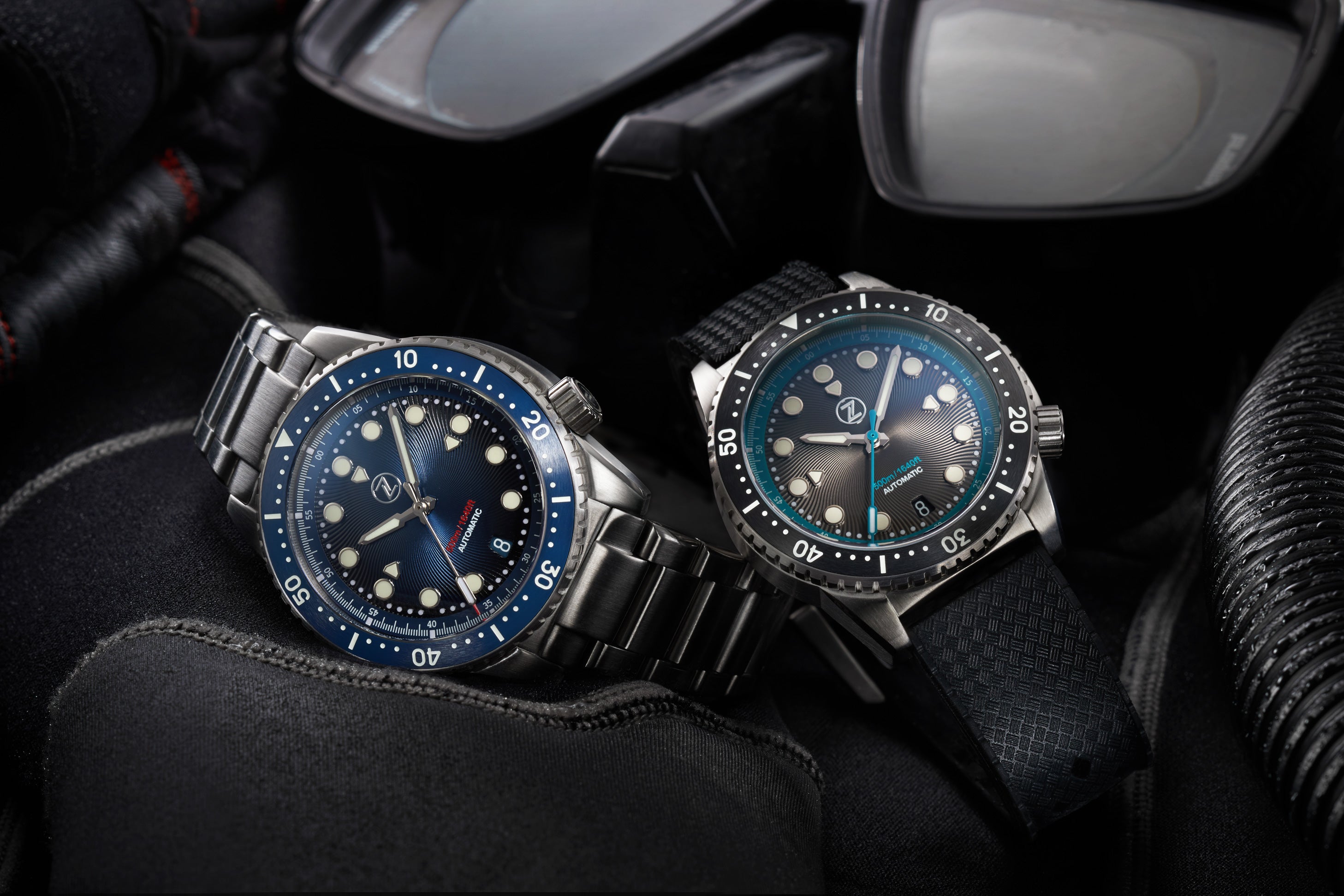 Mako V2 500m Diver Steel Ocean Teal – Zelos Watches