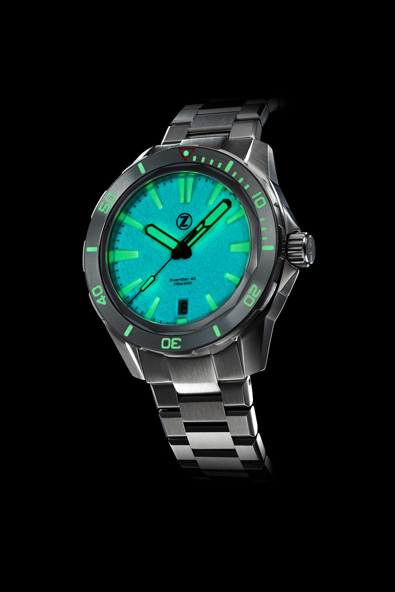 Swordfish 40mm SS Frost – Zelos Watches